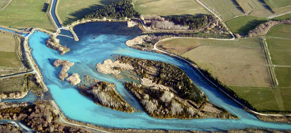 Lower Waitaki Irrigation Company scheme irrigates the Waitaki Plains